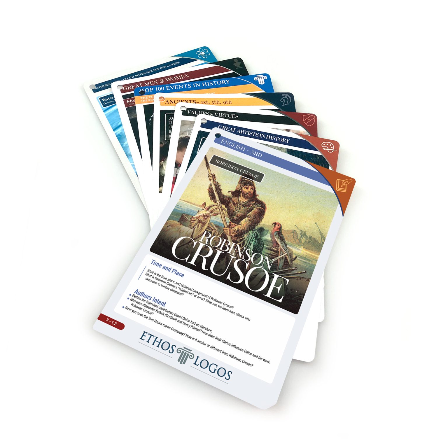 Lesson Cards and Workbooks - Ethos Logos