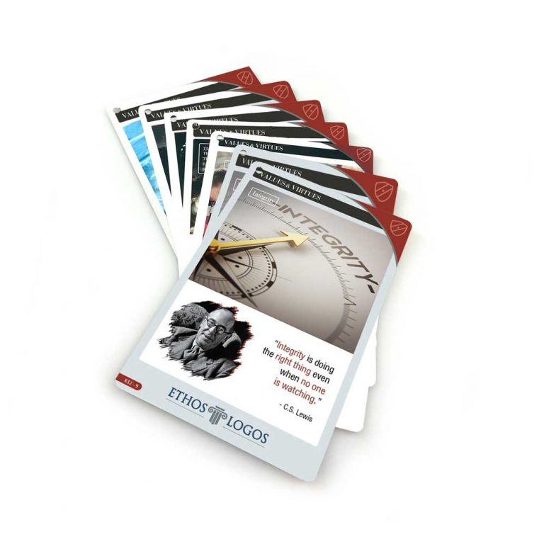 Ethics (Values and Virtues) Lesson Cards - Ethos Logos