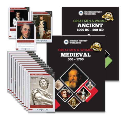 Great Men and Women Lesson Cards & Workbook Kits - Ethos Logos