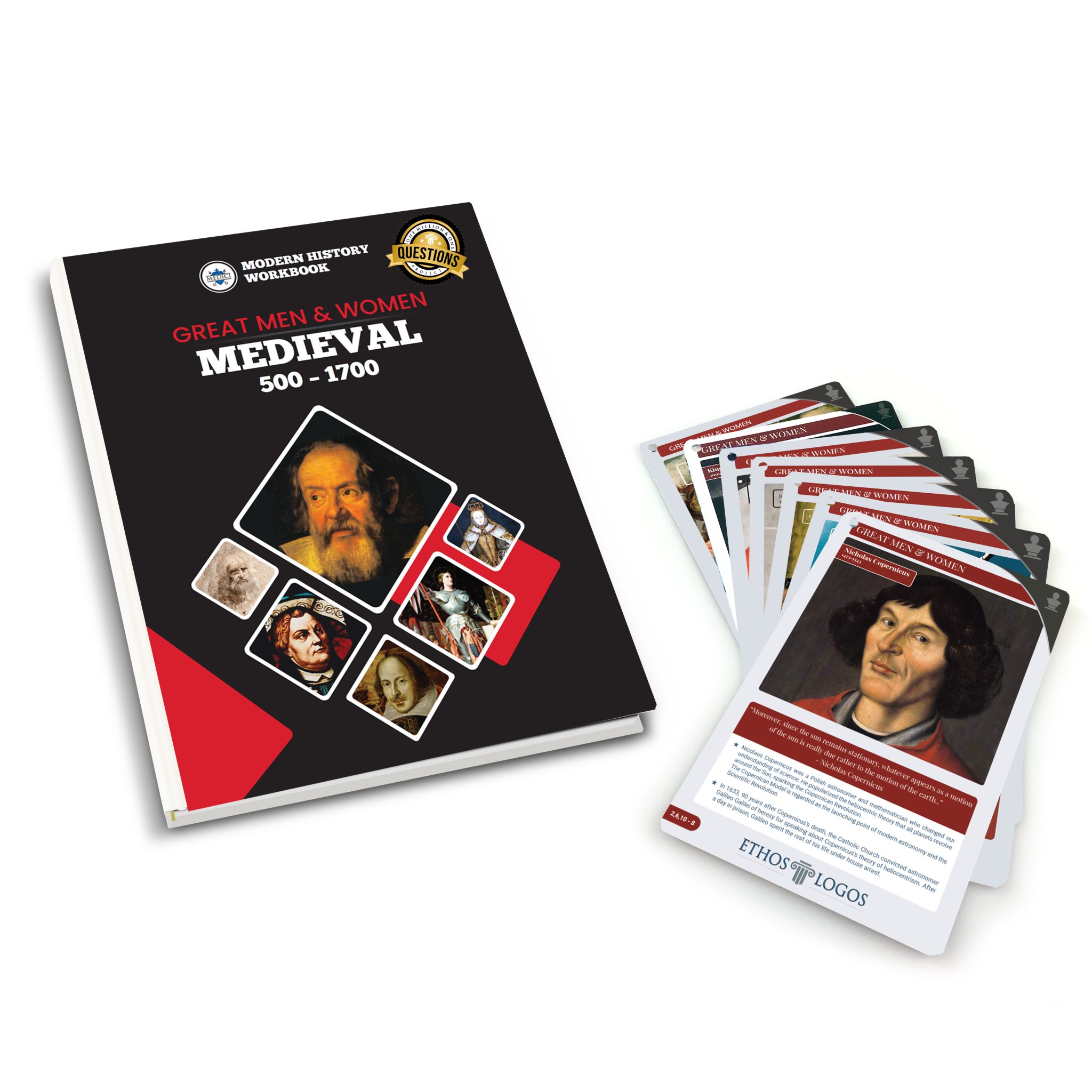 Great Men and Women Lesson Cards & Workbook Kits - Ethos Logos