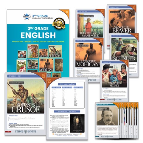 English K-3 Cards and Workbooks Kits - Ethos Logos