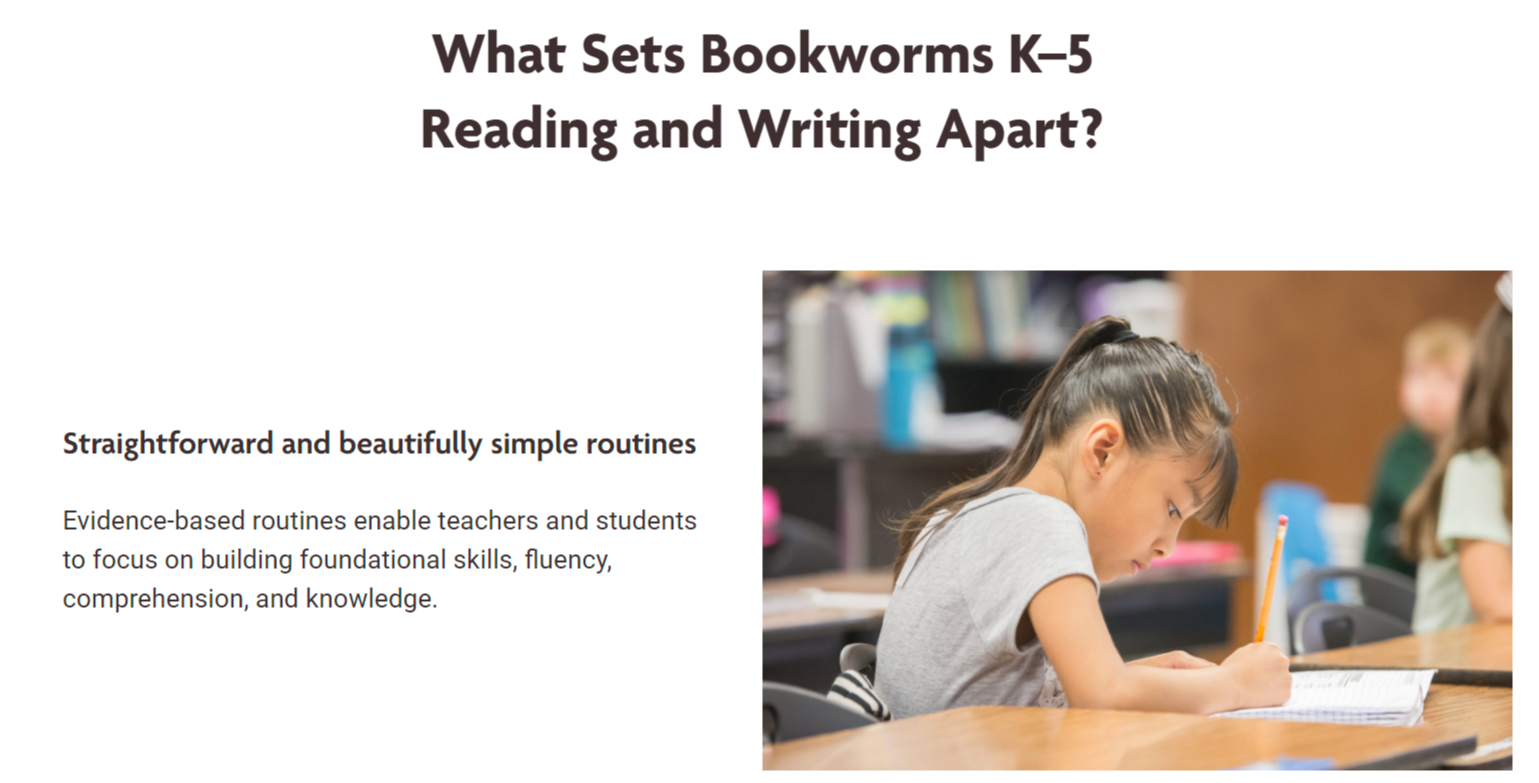 May We Recommend - Bookworms K5 Literacy - Ethos Logos